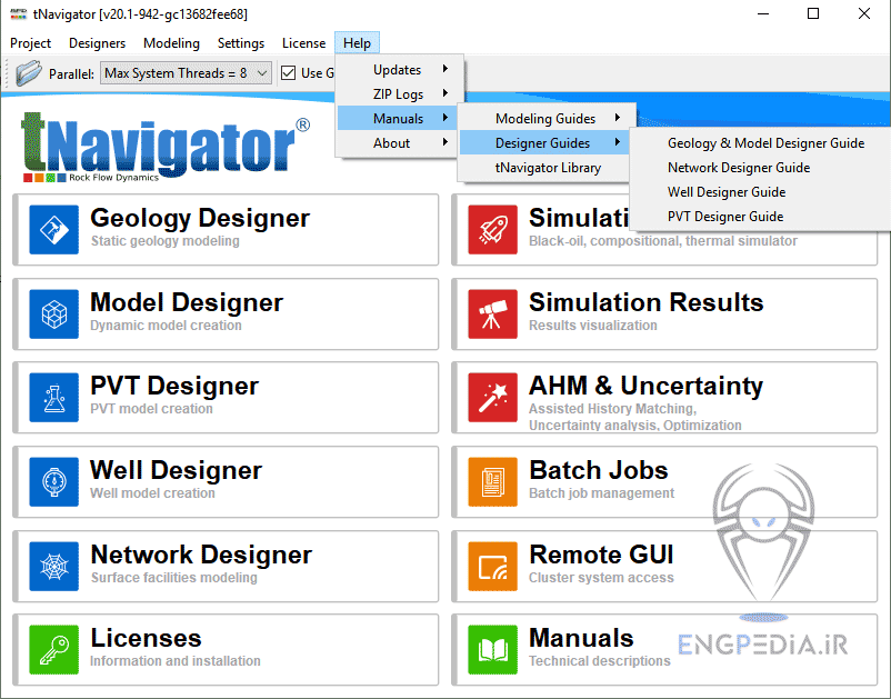 tNavigator 25.3 شبیه سازی مخازن نفت و گاز | Engpedia