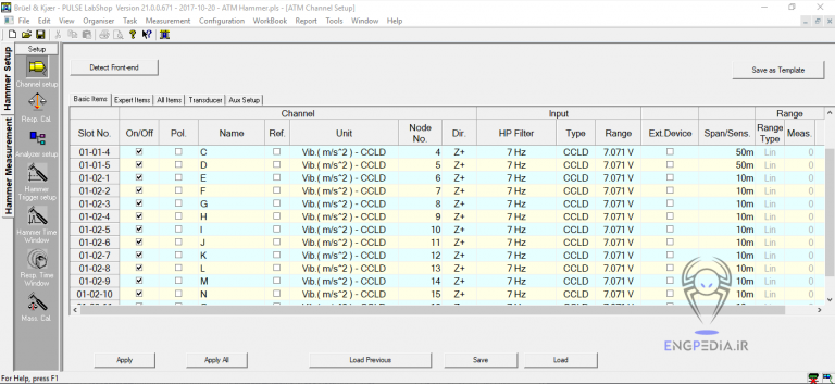 نرم افزار B&K Pulse Labshop تحلیل صدا و ارتعاشات