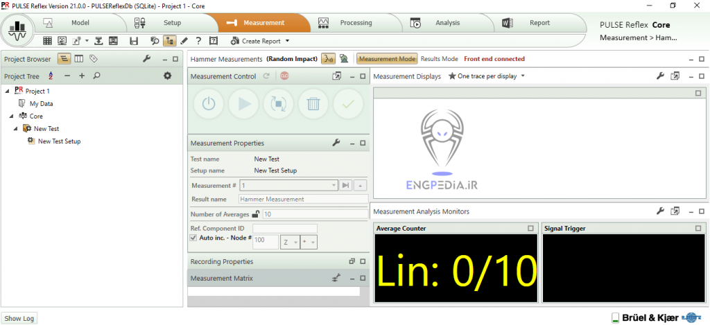 نرم افزار B&K Pulse Labshop تحلیل صدا و ارتعاشات
