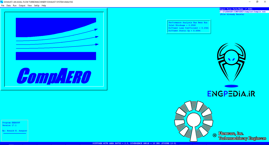نرم افزار CompAero 2024 طراحی و تحلیل آئرودینامیکی کمپرسورهای محوری ...