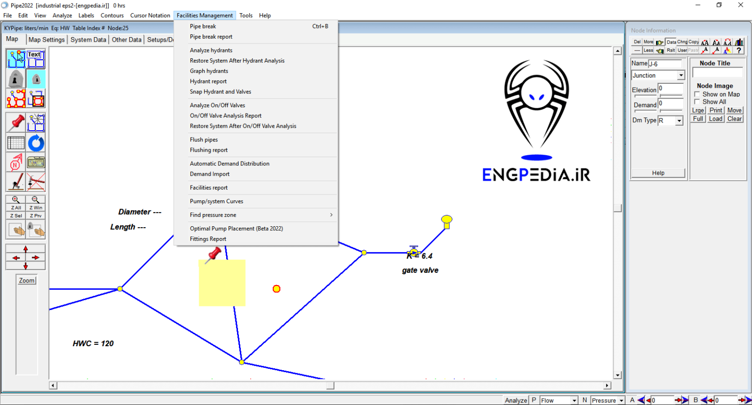 نرم افزار KYPipe Pipe 2022 طراحی و تحلیل شبکه‌های لوله‌کشی - دانشنامه ...
