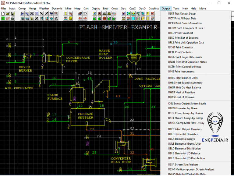 نرم افزار METSIM 2024 شبیه‌سازی فرآیند معدن و فلزات - دانشنامه تخصصی ...