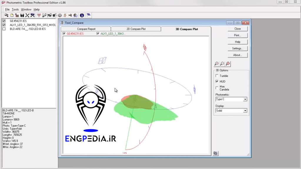 نرم افزار Photometric Toolbox v2.14 2024 تحلیل نورپردازی - دانشنامه ...