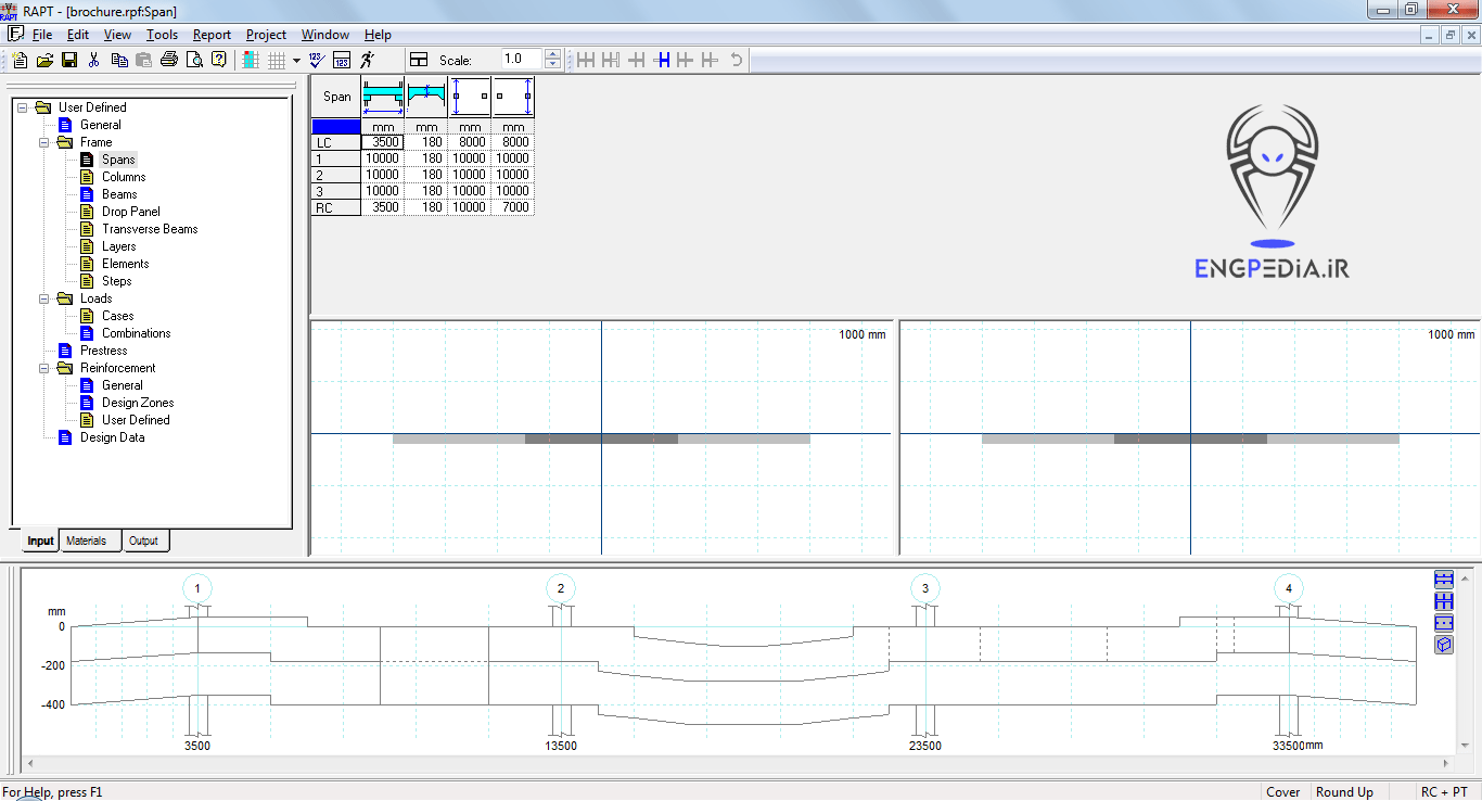 RAPT 7.1.9 تحلیل سازه‌های بتنی | Engpedia