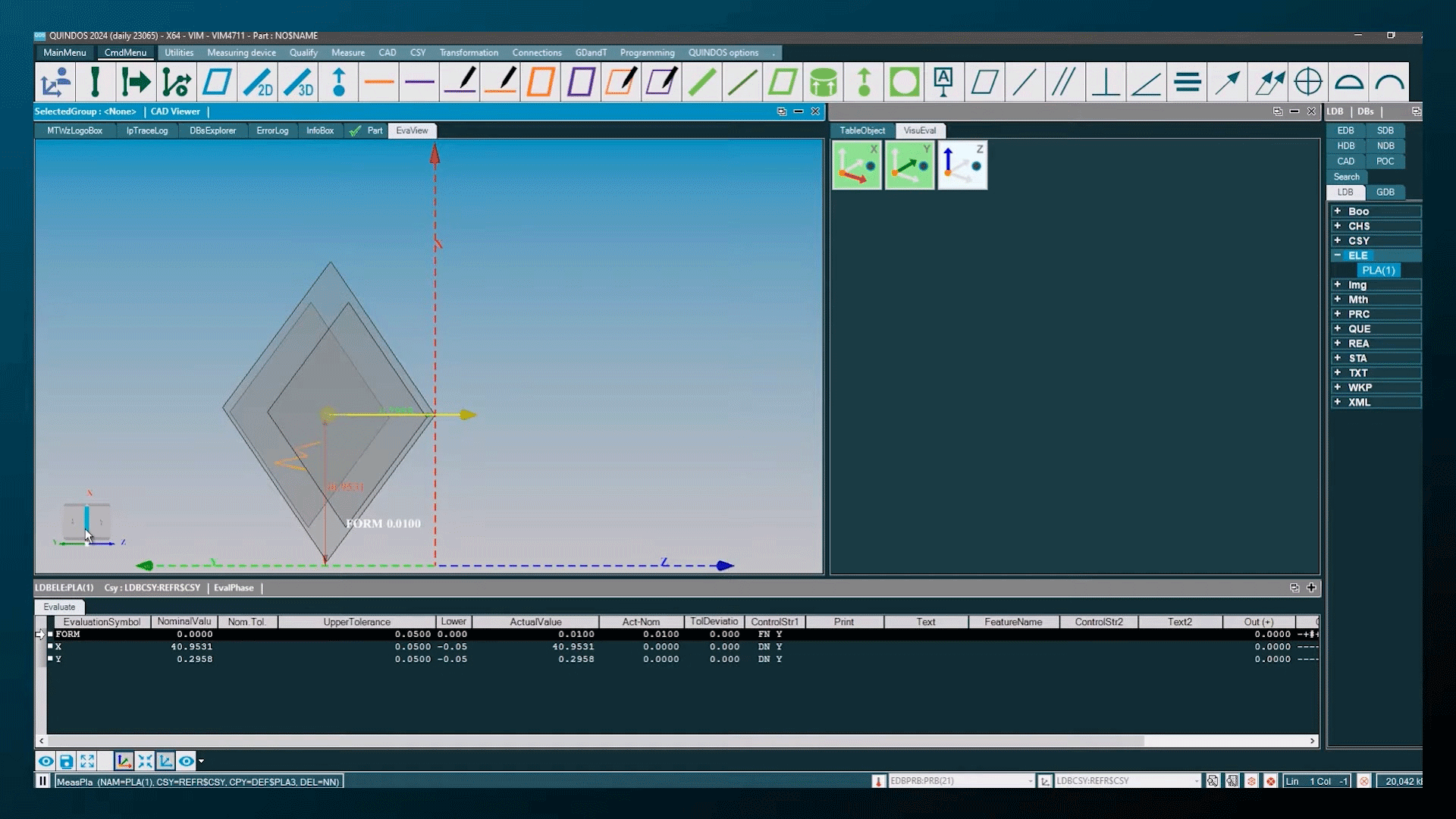 QUINDOS 2025.1.2 مترولوژی CMM توربین و چرخدنده | Engpedia